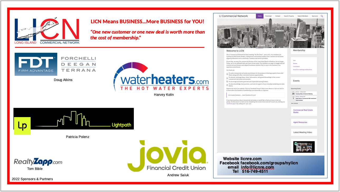 Sponsors – LI Commercial Network